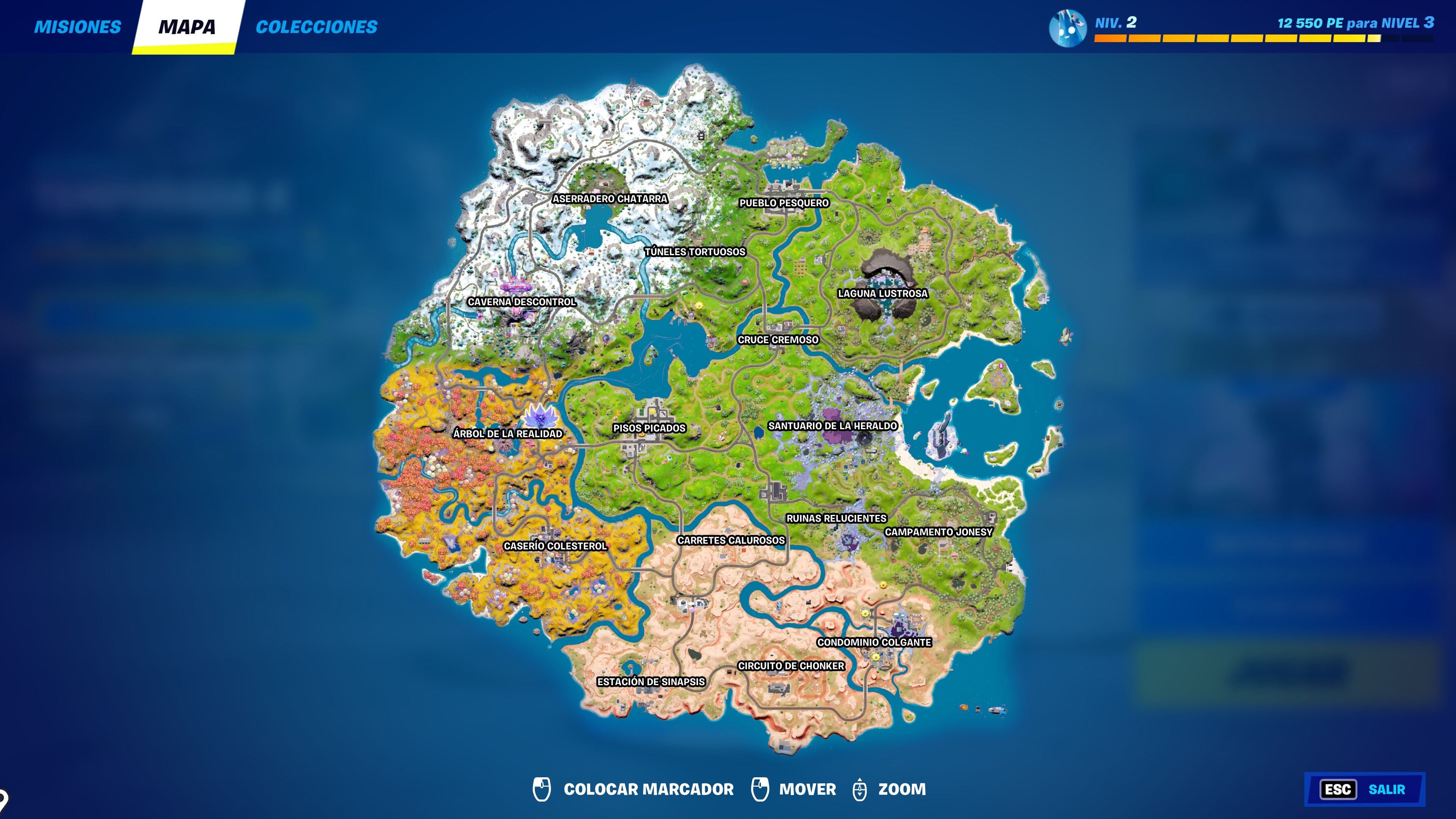 Fortnite - Mapa Capítulo 3: cambios de Temporada 4, nuevas ubicaciones con nombre y lugares ...